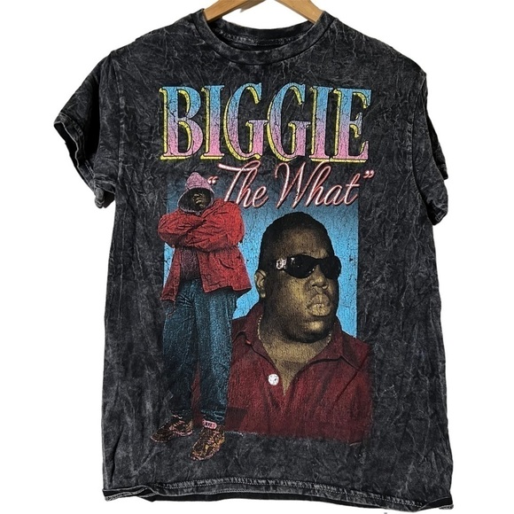 Biggie | Tops | Nwot The Notorious Big Biggie Graphic Tshirt | Poshmark